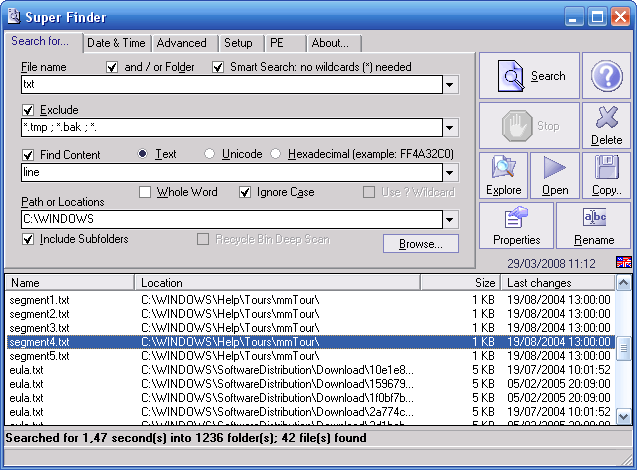 [軟體]Super Finder 1.5.3.2 免安裝 … 快速尋檔工具 … – 月光下的嘆息!